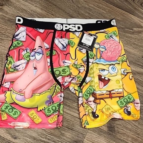 PSD | Underwear & Socks | Psd X Spongebob Diamonds Drip | Poshmark